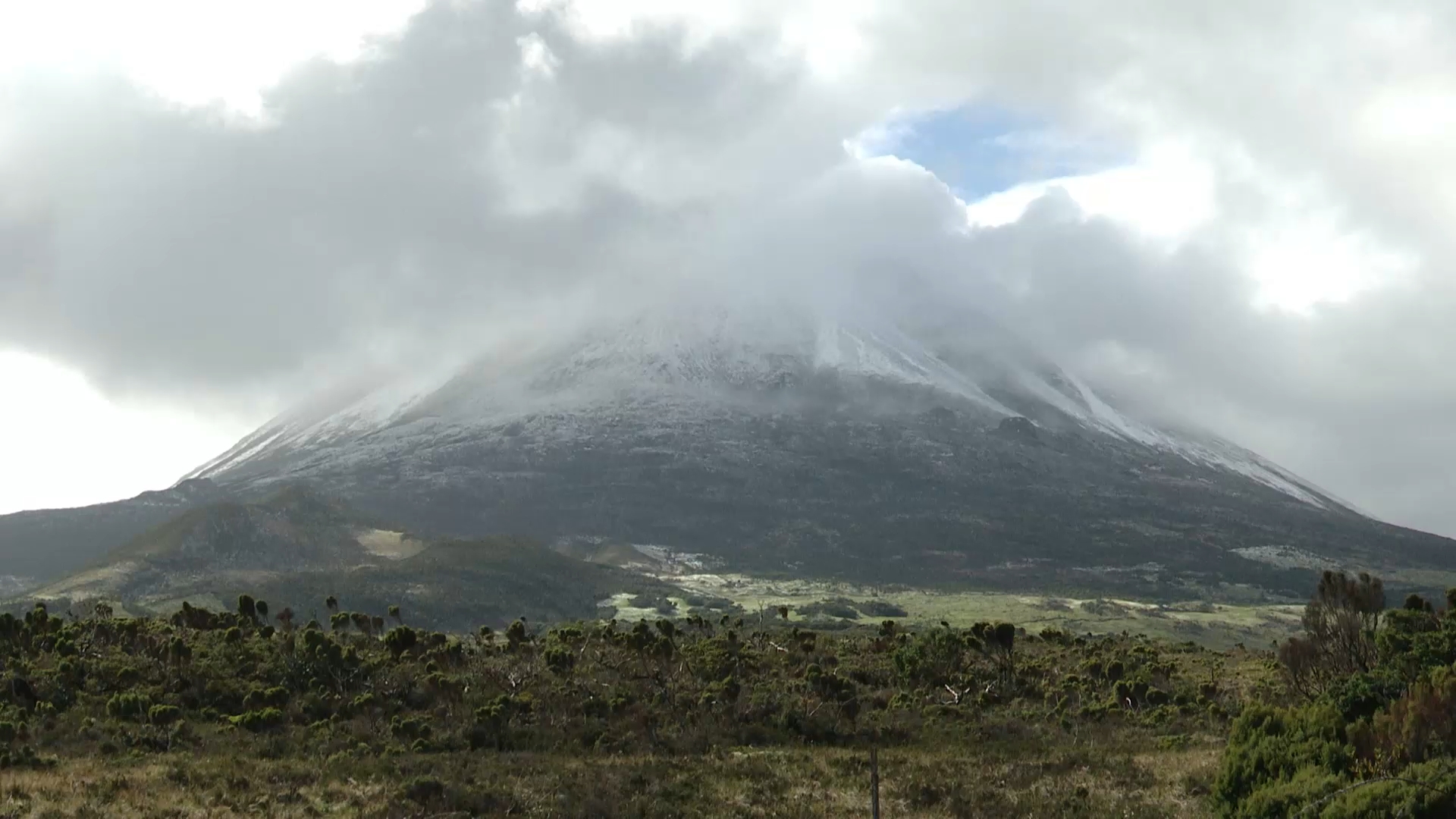 Descida das temperaturas fez-se sentir com mais intensidade na montanha ...