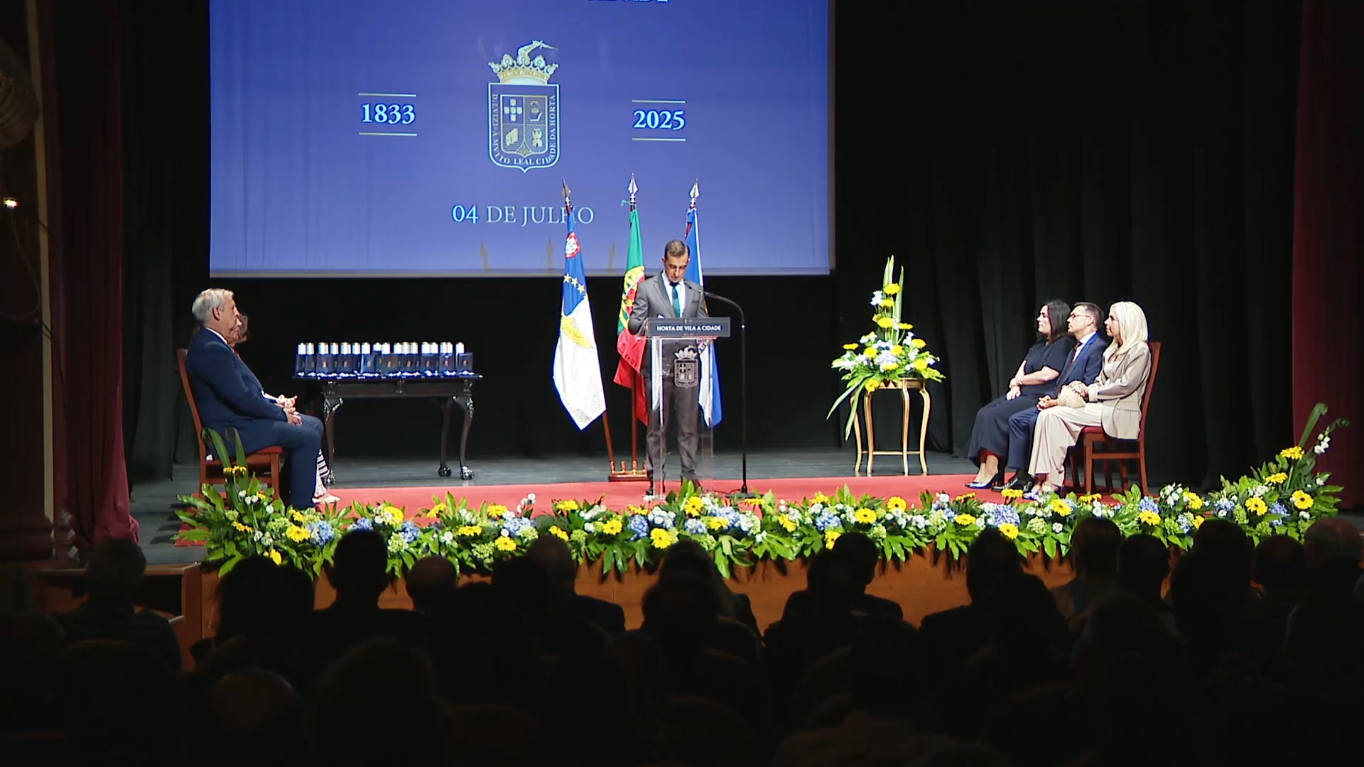 Cidade da Horta celebra 192 anos em sessão solene comemorativa - RTP Açores