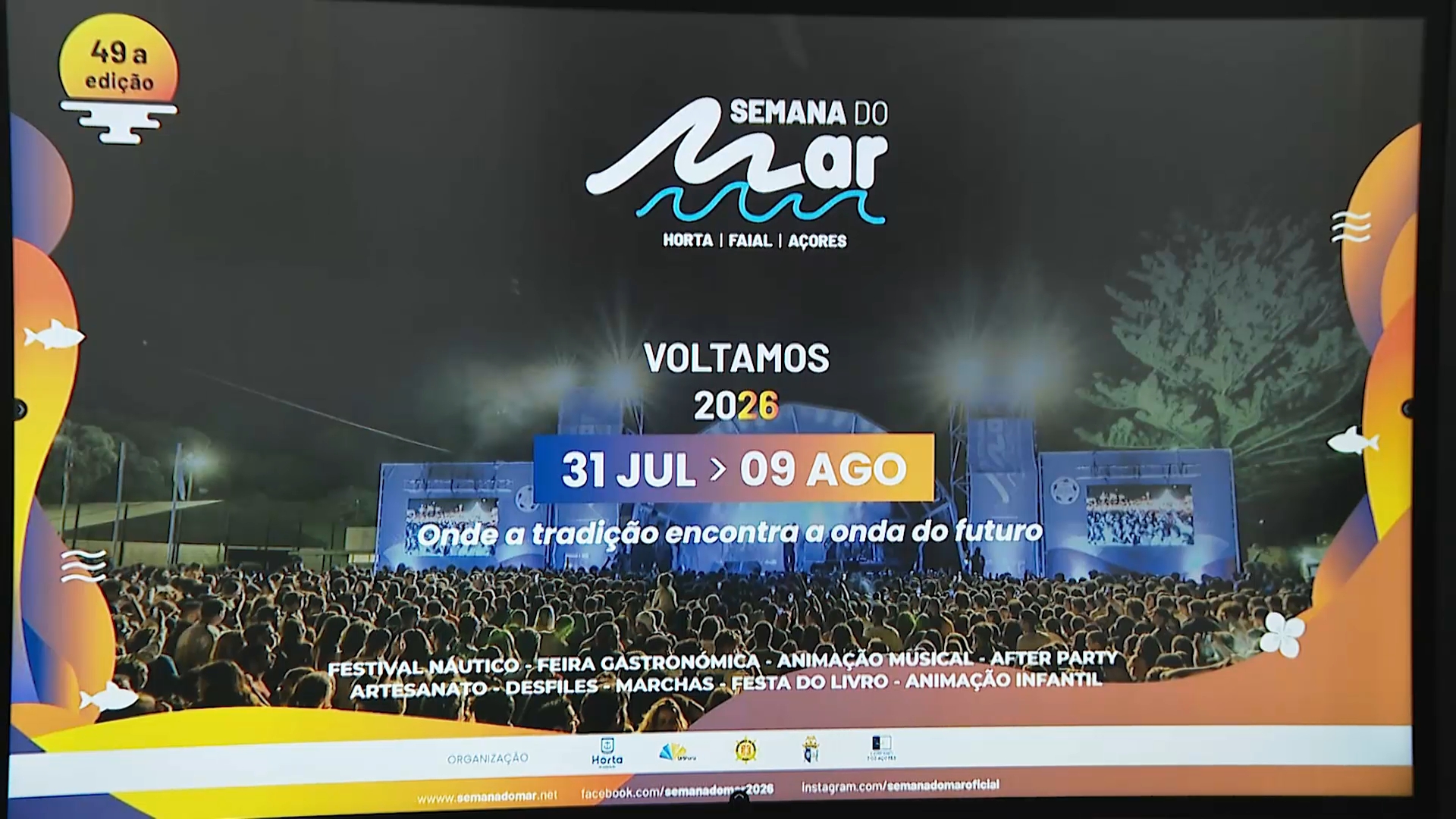 Semana do Mar realiza-se entre 31 de julho e 9 de agosto - RTP Açores